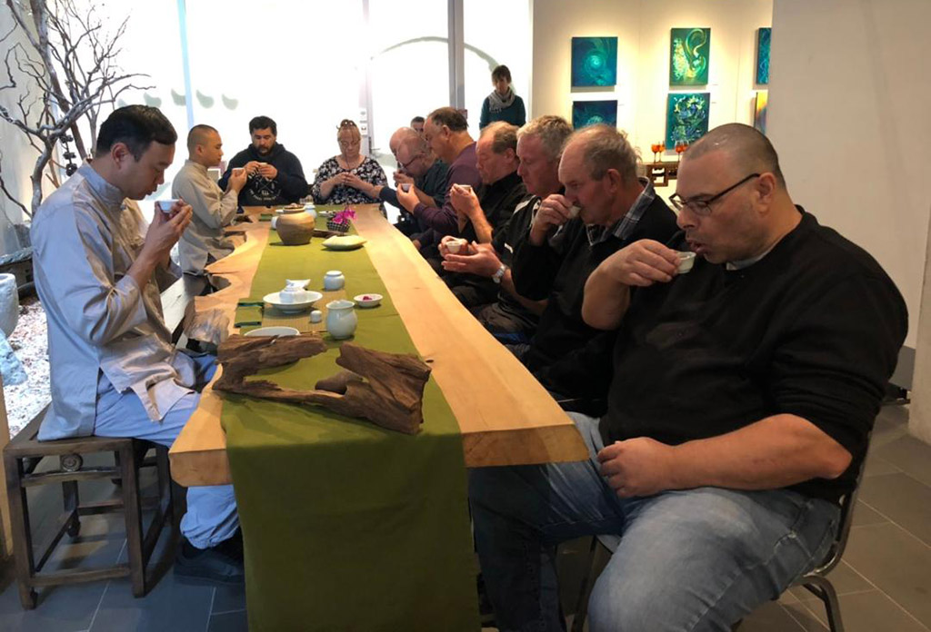 Experience the Tea Meditation – visitors from Laura Ferguson Trust – Fo ...