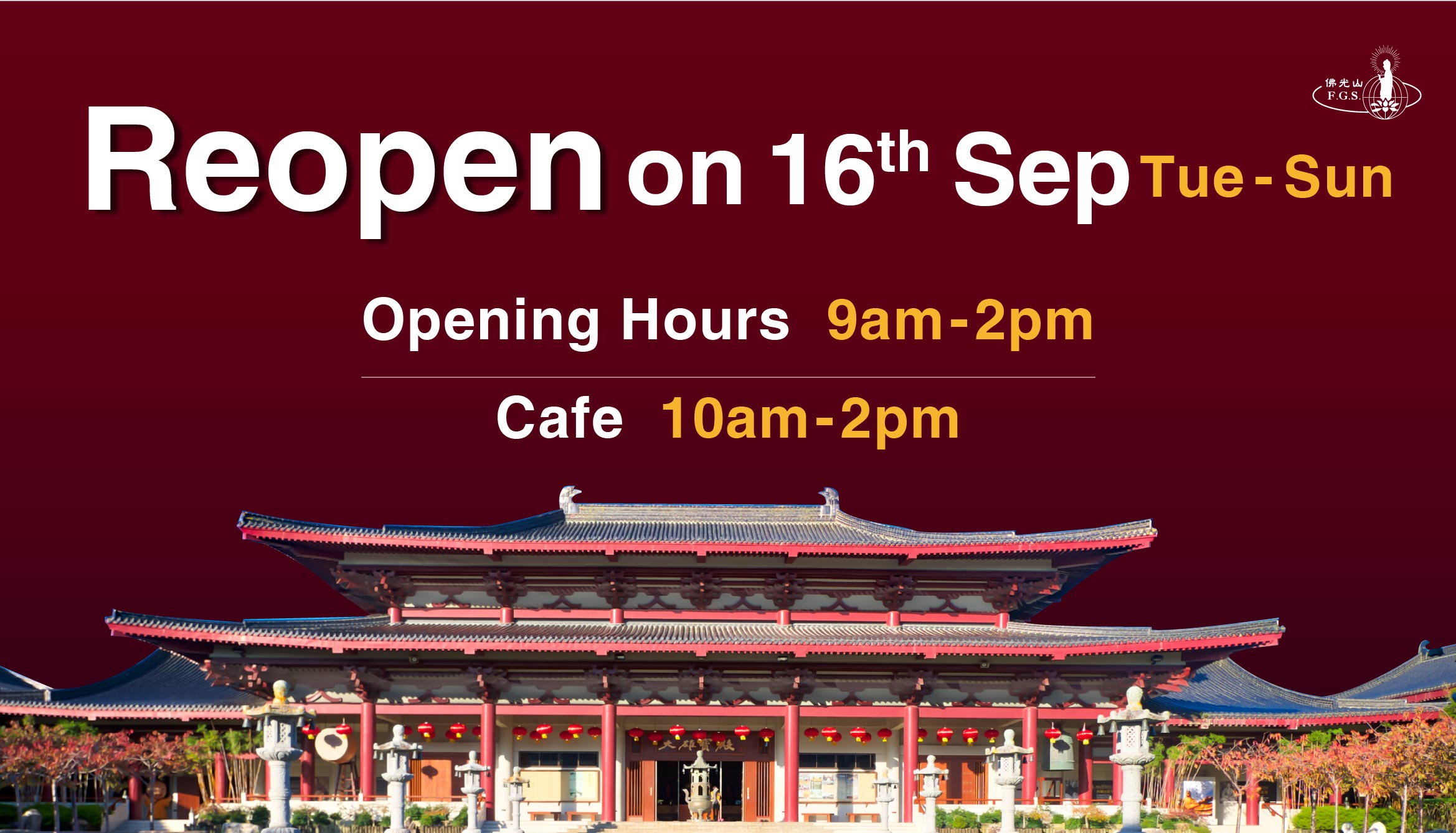 Important Announcement – Fo Guang Shan New Zealand