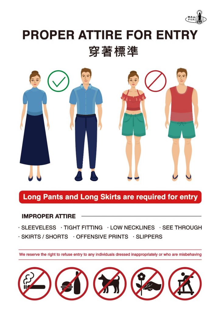 FGS Auckland Dress Code for the Tranquility and Respect – Fo Guang Shan ...