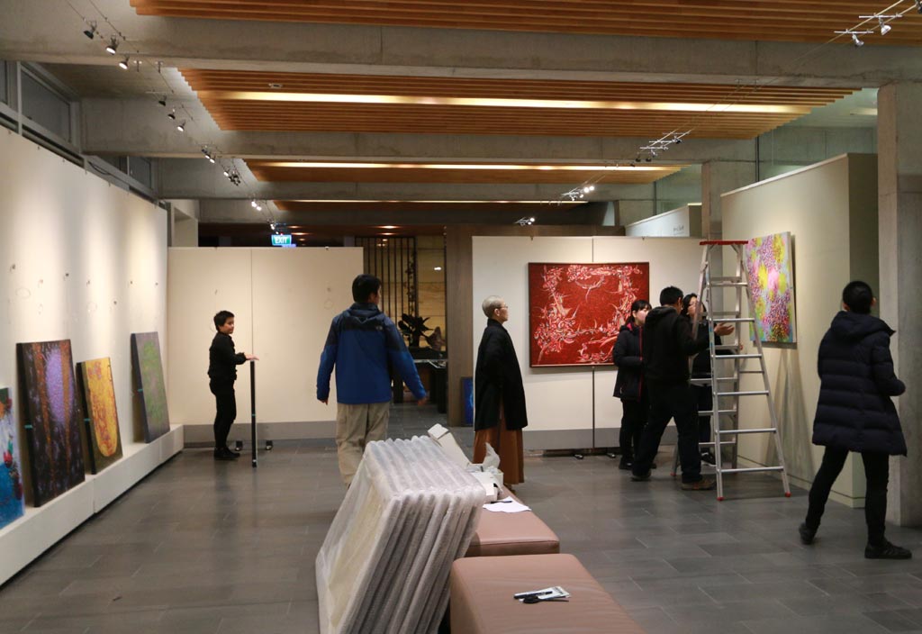 紐西蘭二館李自健展出圓滿 Keith Morant 緊接籌備登場 – 紐西蘭佛光山