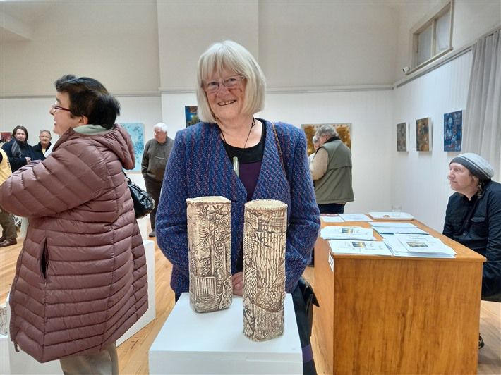 紐西蘭藝術家Keith Morant伉儷聯展 南島佛光人前往祝福 – 紐西蘭佛光山