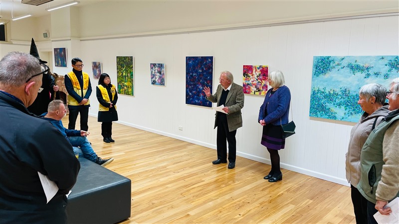 紐西蘭藝術家Keith Morant伉儷聯展 南島佛光人前往祝福 – 紐西蘭佛光山