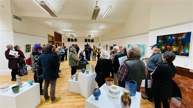 紐西蘭藝術家Keith Morant伉儷聯展 南島佛光人前往祝福 – 紐西蘭佛光山